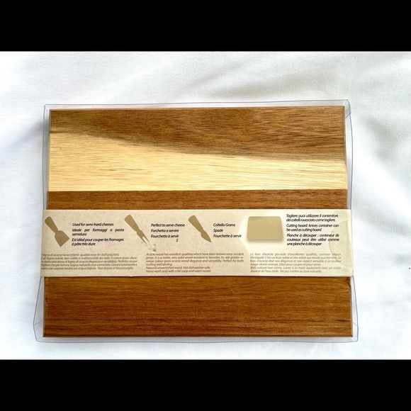 Brandani | Kitchen | New Brandani Italy Cheese Knife Set Wcutting Board ...